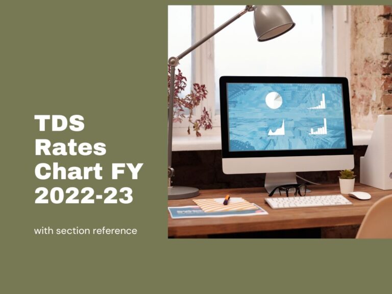 TDS Rates Chart with sections FY 2022-23 in Bangladesh