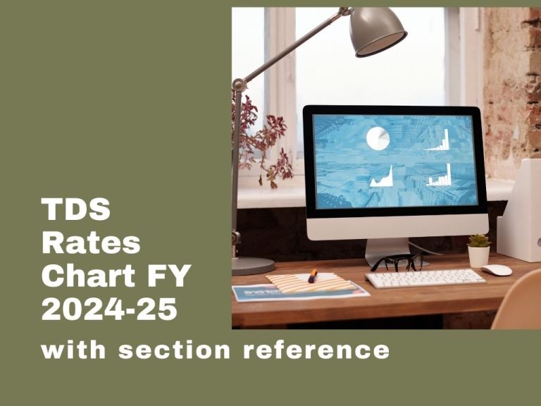 TDS Rates Chart FY 2024-25 with Section Reference - Bangladesh
